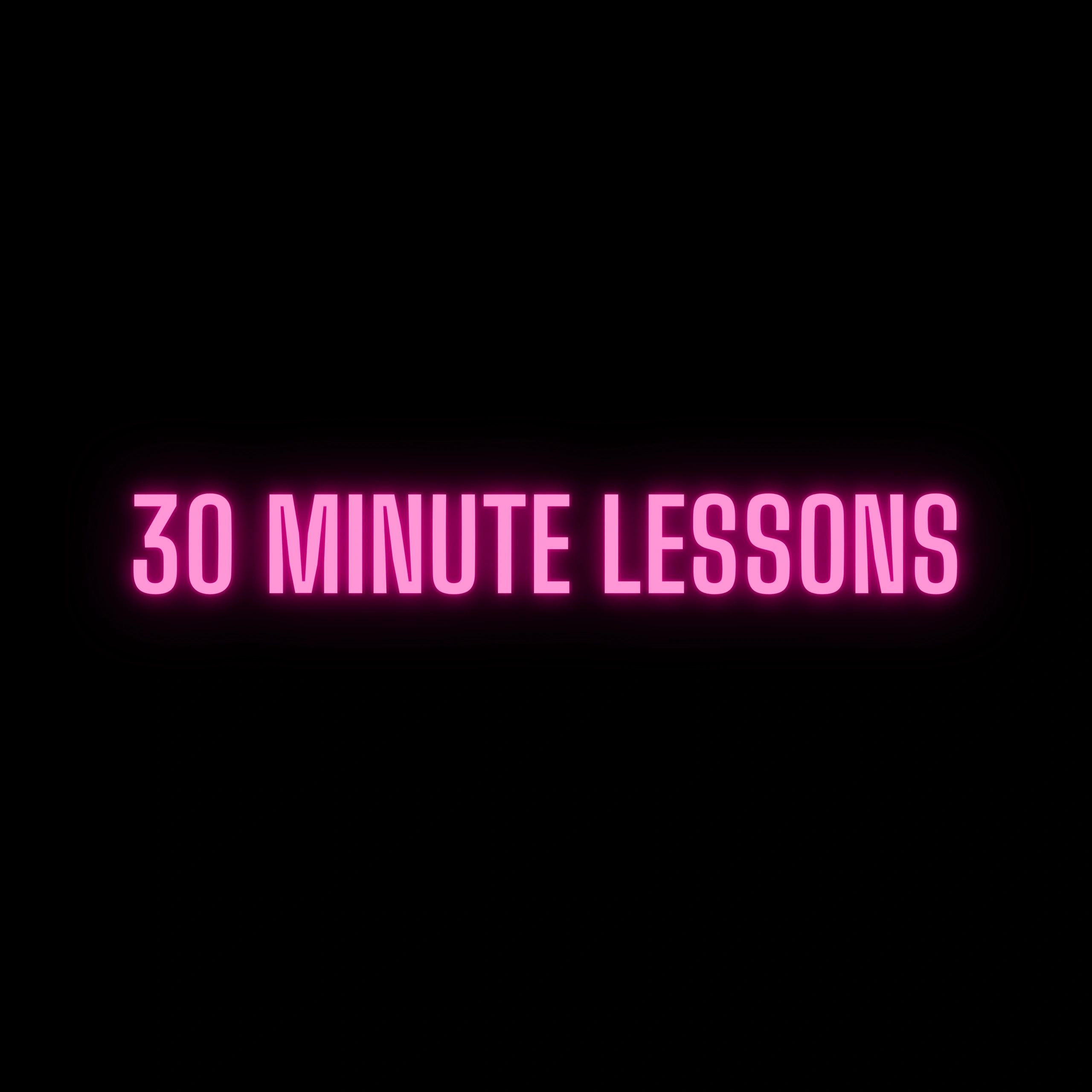 Introducing our new 30 minute lessons